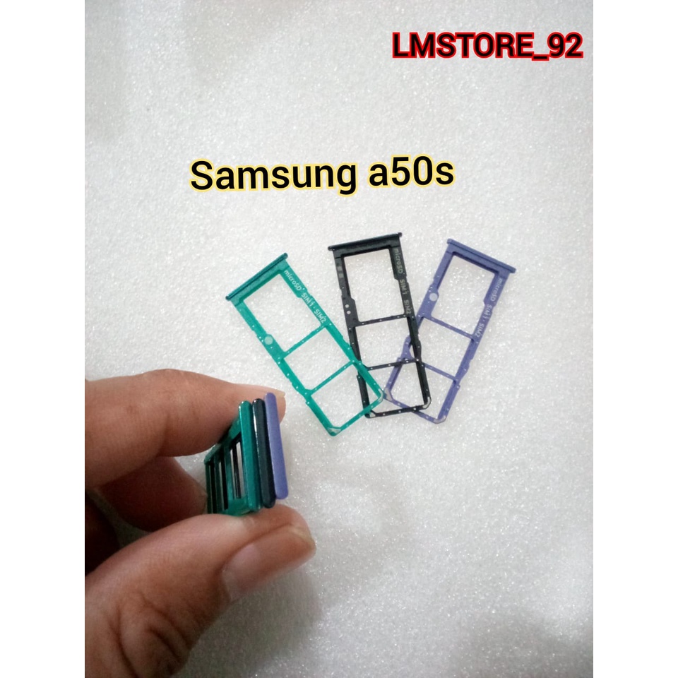Jual simtray sim tray samsung a50s a507 tempat dudukan sim card simcard ...