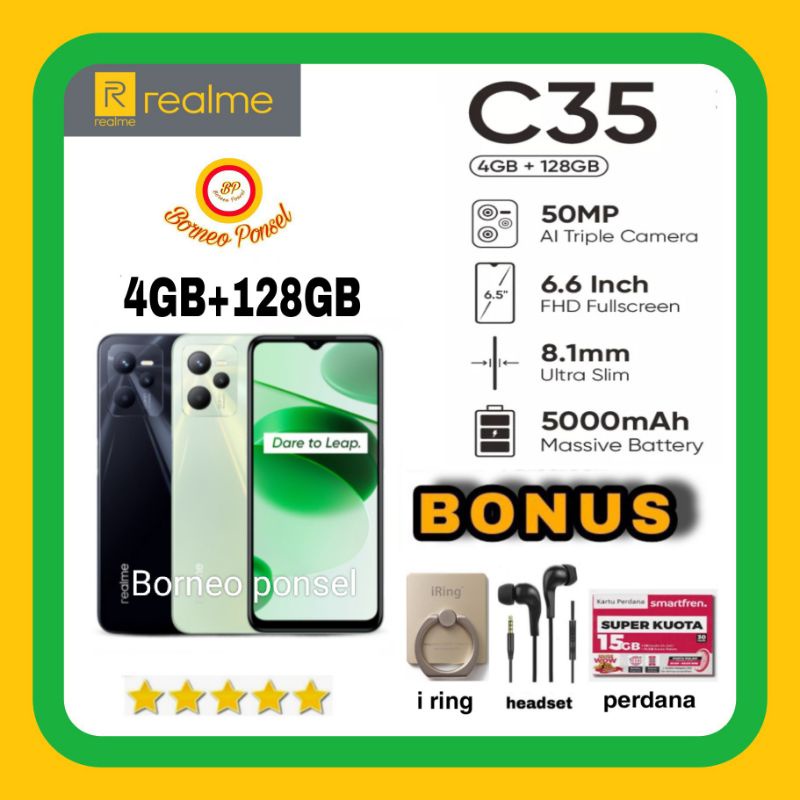 Jual Realme C35 Ram 4/128 Garansi Resmi | Shopee Indonesia