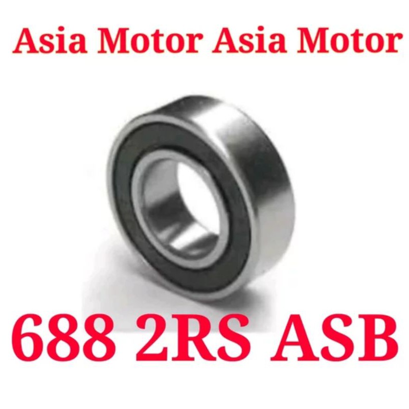 Jual Bearing 688 2RS ASB Ukuran 8x16x5 mm Bering Laher Laker Ukuran 688 ...