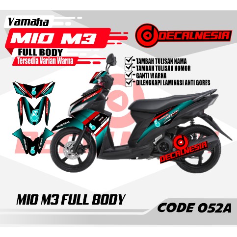 Jual Decal Stiker Full body Motor Mio M3 Modifikasi Aksesoris Variasi ...