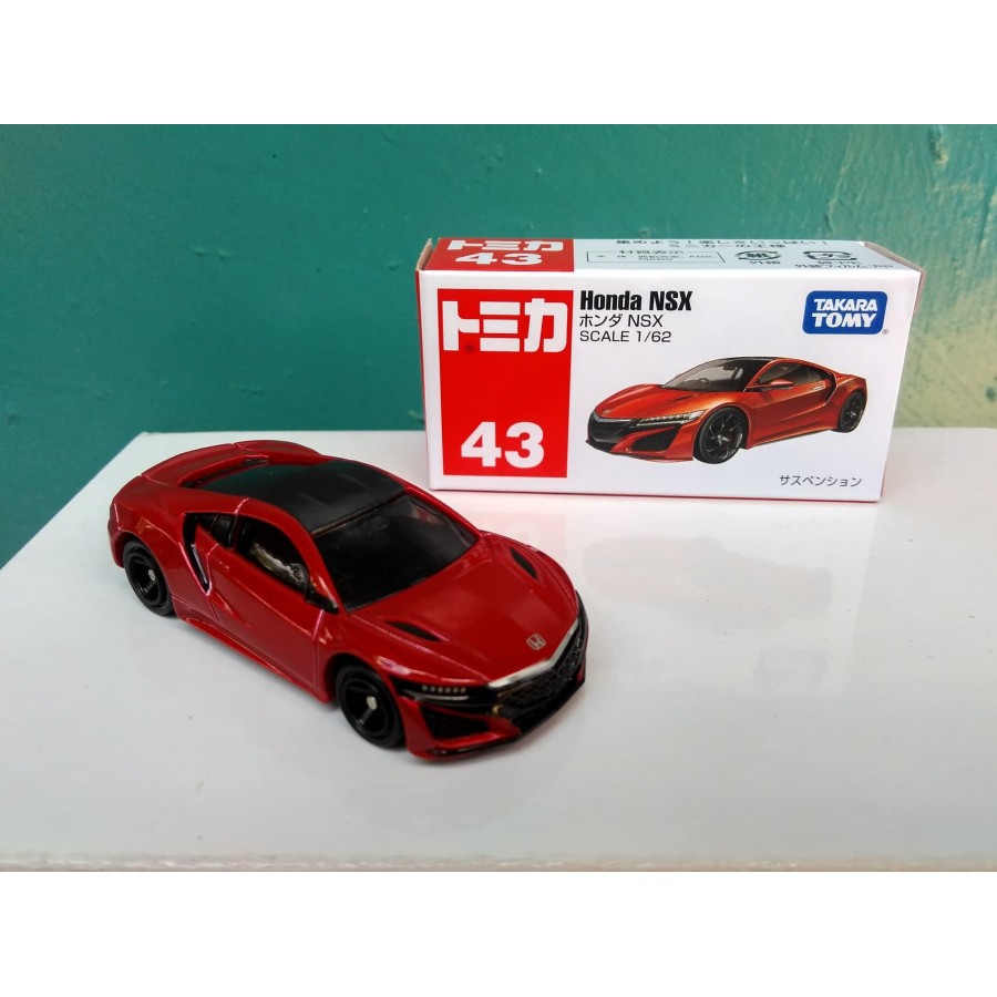 Jual Tomica No 43 HONDA NSX Red Diecast miniatur mobil takara tomy Harga murah | Shopee Indonesia