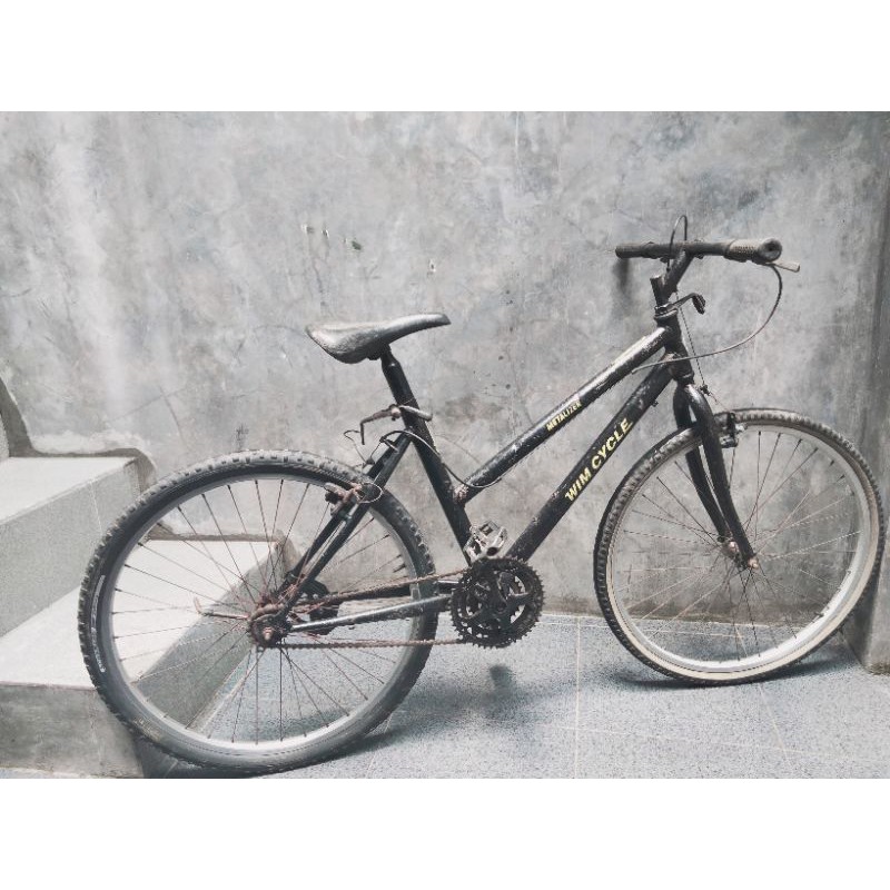 Jual Sepeda Wim-Cycle 26' Fullset Hitam Classic | Shopee Indonesia