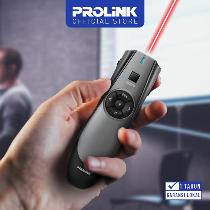 Jual Wireless Presenter PROLiNK PWP102G Laser with Touch Pad Air Mouse ...