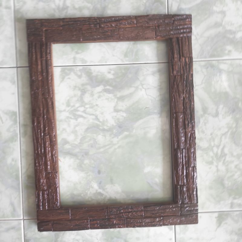 Jual Frame/Figura Unik Dari Kayu Jati dan Kaca | Shopee Indonesia