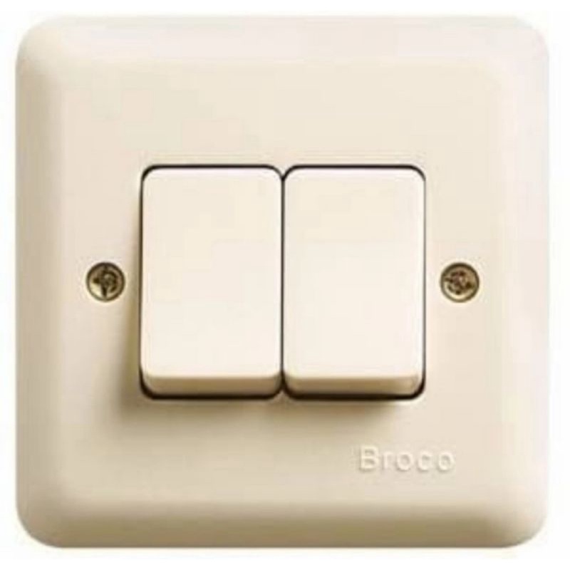Jual Saklar Seri / Saklar Ganda / Saklar Double Tanam Inbow IB Broco ...