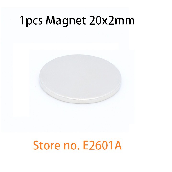 Jual Magnet Mahnet Putih Bulat 20mm 2cm tebal 2mm 20x2 N35 Neodymium ...