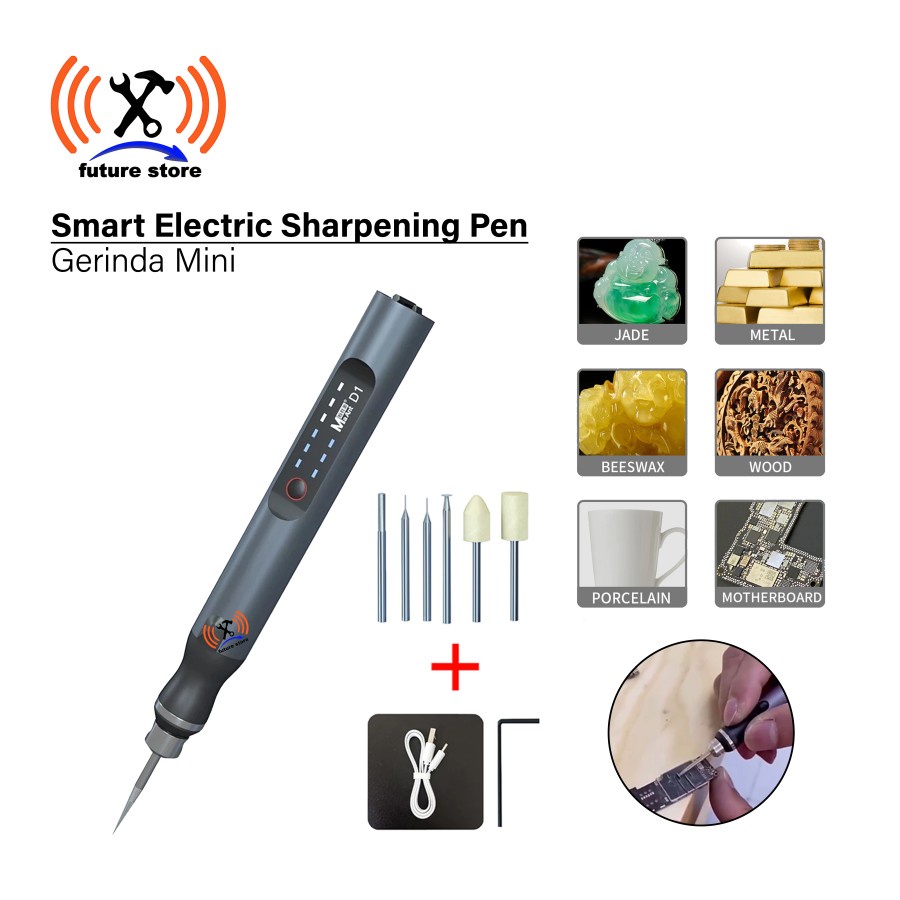 Jual Ma Ant D1 Smart Electric Sharpening Pen - Alat Ukir Elektrik Original | Shopee Indonesia