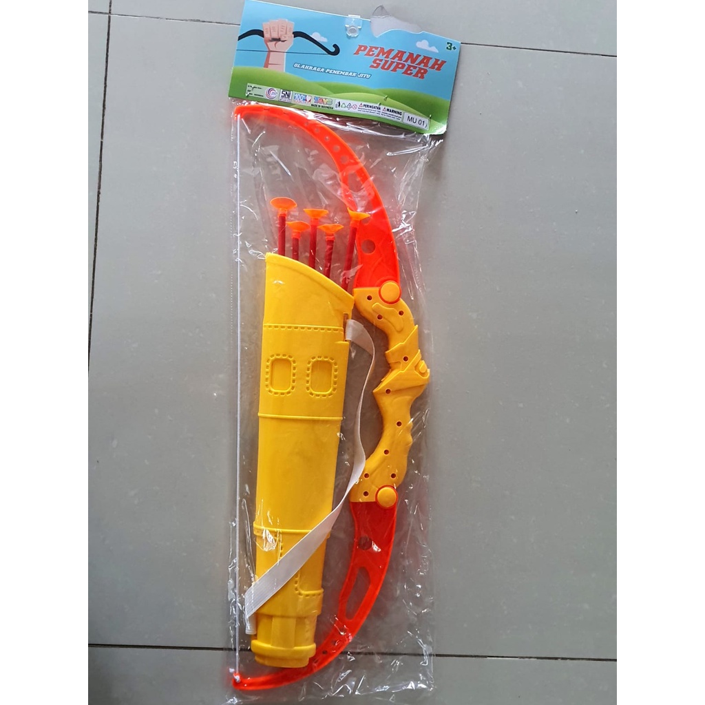 Jual MU 01 MAINAN ANAK PANAH PLUS 5 BUSUR / MAINAN PEMANAH SUPER BESAR ...