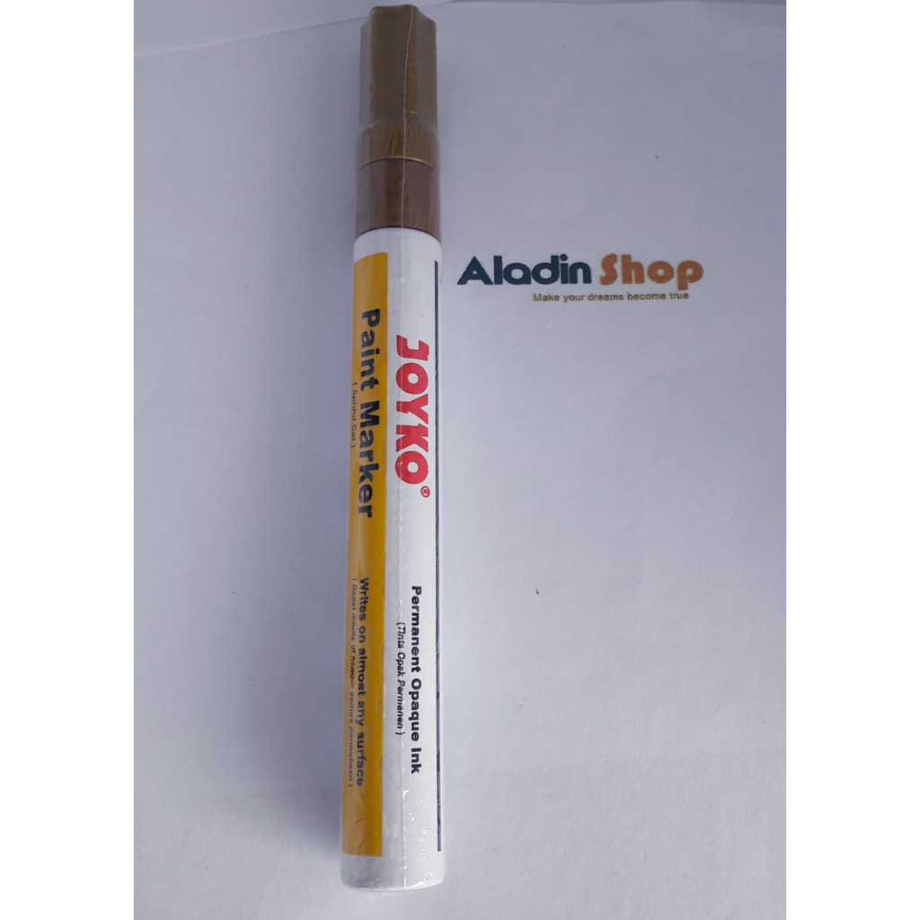 Jual Sepidol Spidol Paint Permanent Marker Cat kuning Biru Putih Hijau ...