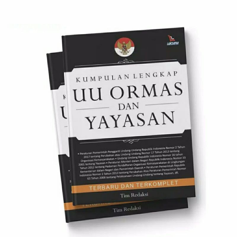 Jual Buku Kumpulan Lengkap UU Ormas Dan Yayasan - Laksana | Shopee ...