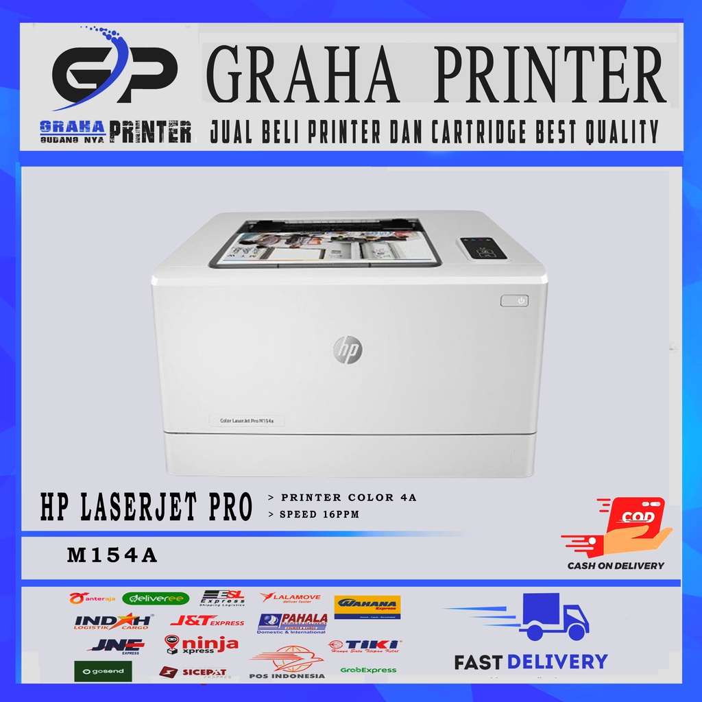 Jual PRINTER HP LASERJET PRO M154A | Printer Color A4 | Shopee Indonesia