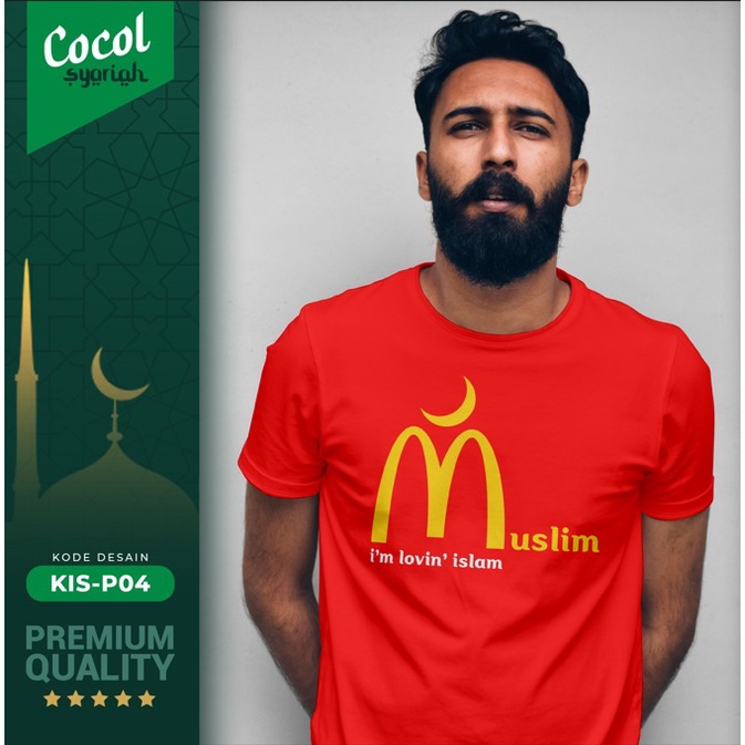 Jual Cocol Store - Kaos Islami Desain Muslim I'm Lovin Islam - Bahan ...