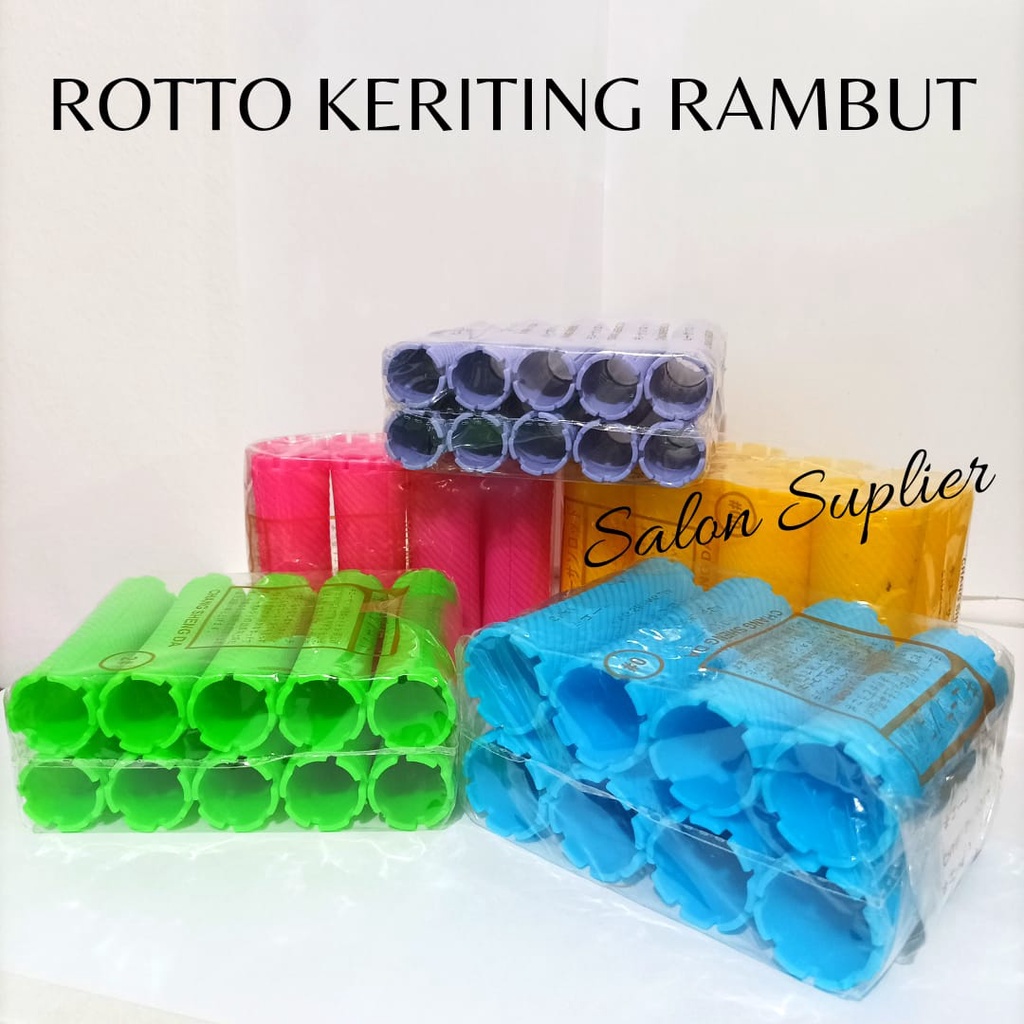 Jual [bisa cod] roll rotto curly rambut roto keriting rambut Warna ...