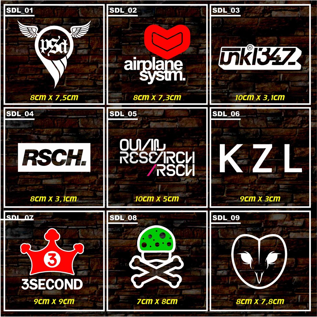 Jual STICKER LOGO DISTRO LOKAL CUTTING STICKER | Shopee Indonesia