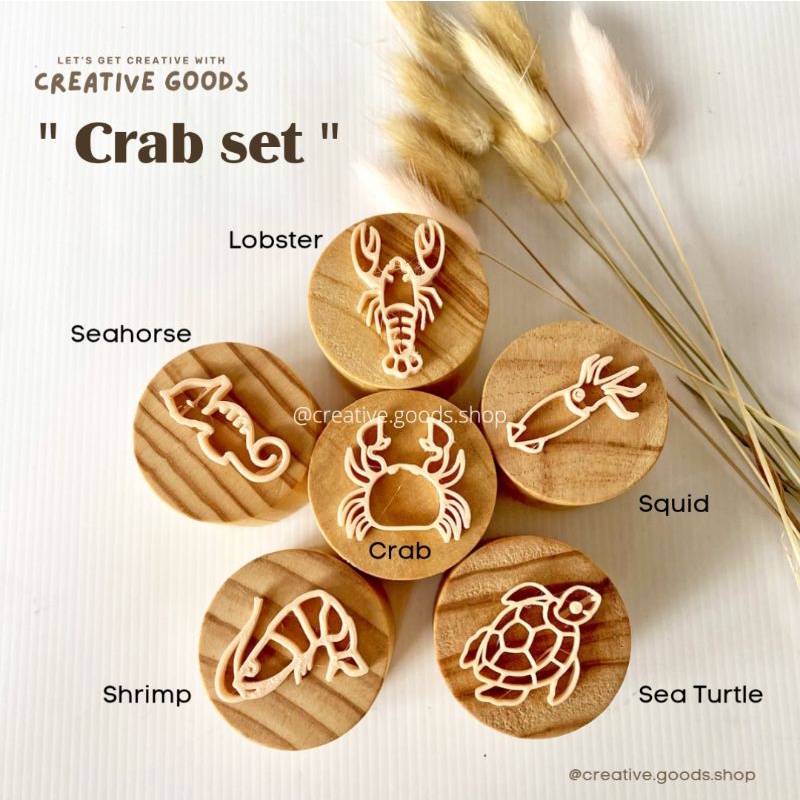 Jual CG Playdough stamp Sea ANimals SATUAN / stempel playdoh binatang ...