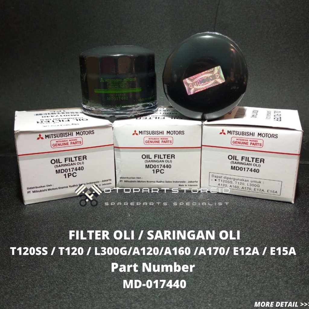 Jual FILTER OLI / SARINGAN OLI COLT T120SS GRANDIS XPANDER MAVEN MD ...