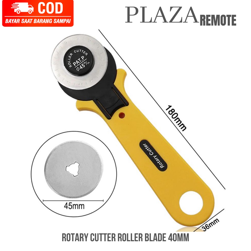 Jual CUTTER POTONG KAIN ALAT POTONG PUTAR KAIN KERTAS 360 DERAJAT ...