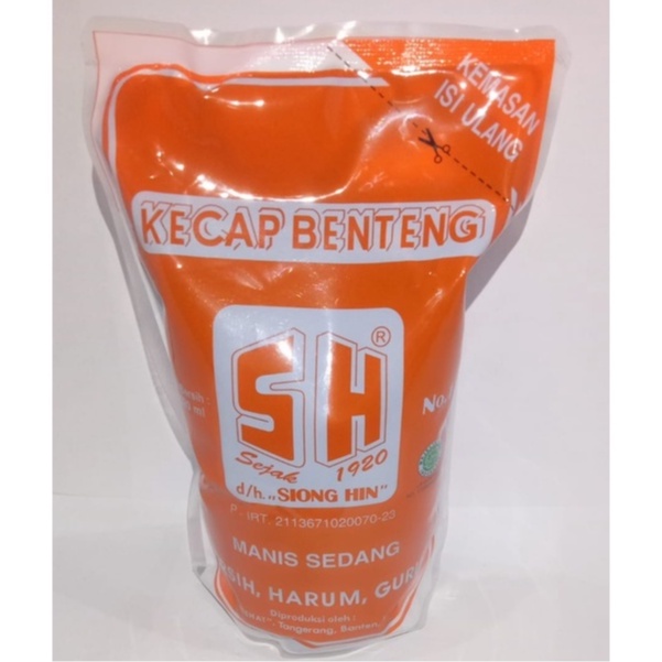 Jual Kecap Manis Benteng Sh Refill 620ml Shopee Indonesia
