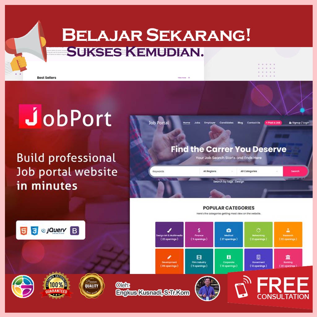 Jual Tutorial membuat web loker menggunakan laravel | Shopee Indonesia