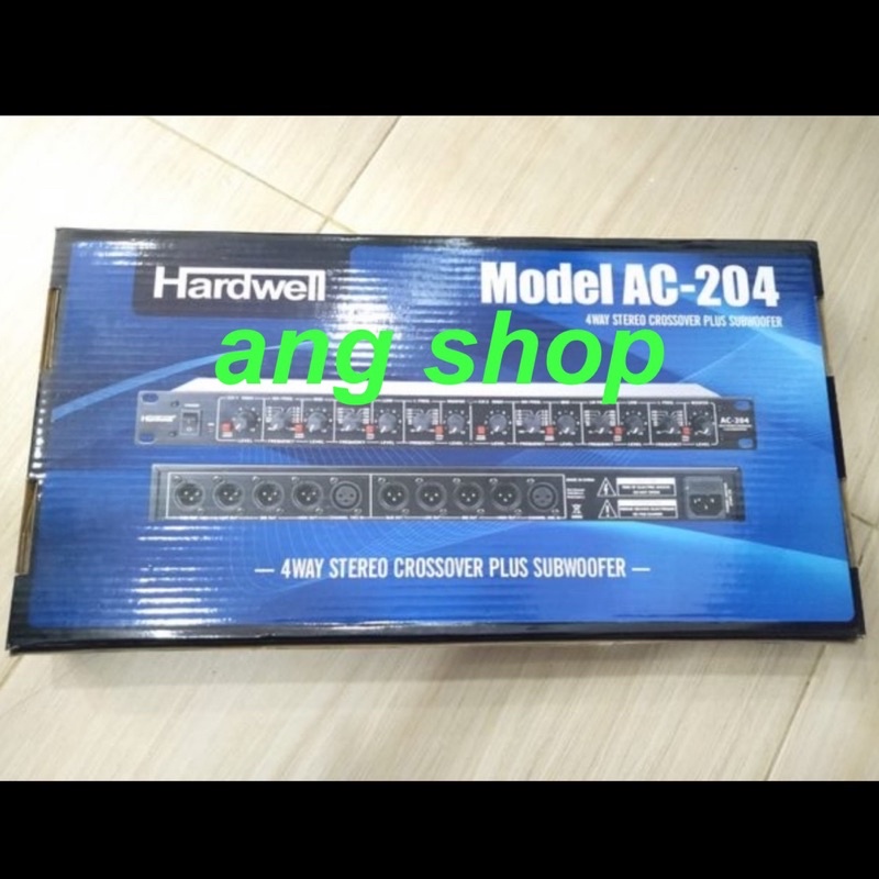 Jual Crossover Hardwell AC-204 AC204 Original 4 Way Stereo Crossover ...
