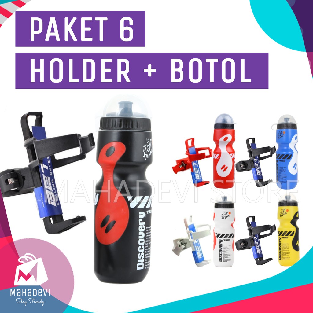 Jual Paket Botol Sepeda dan Holder Botol Sepeda Set Lengkap | Shopee ...