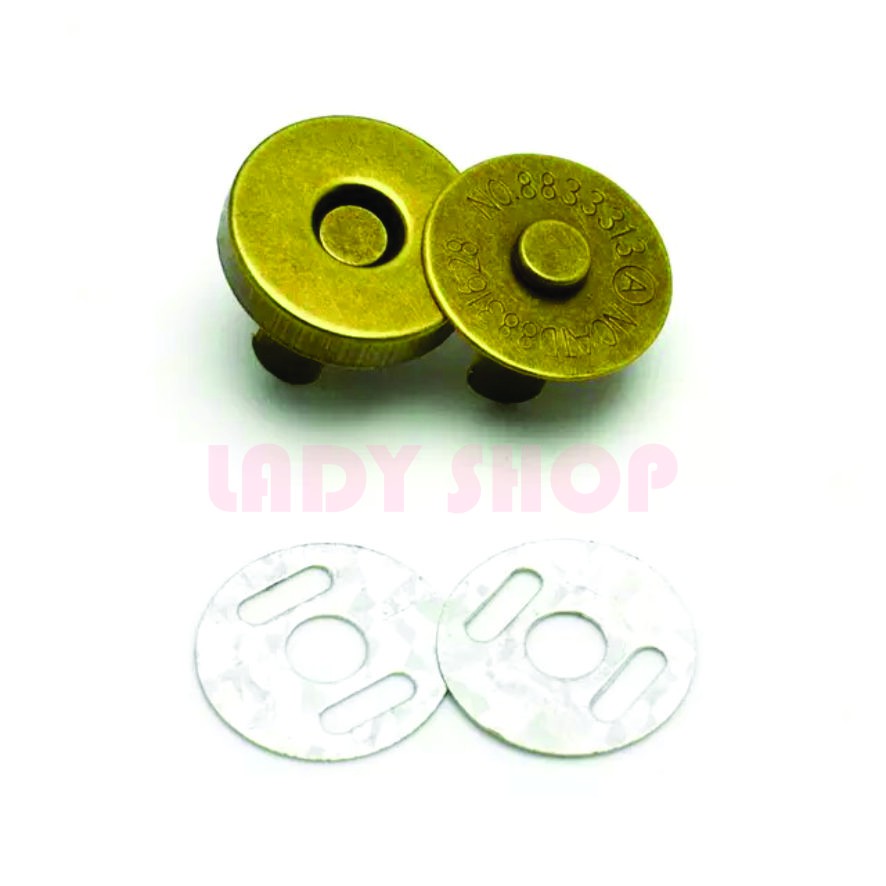 Jual KANCING MAGNET TAS 1,8 Cm( 1 lusin ) | Shopee Indonesia