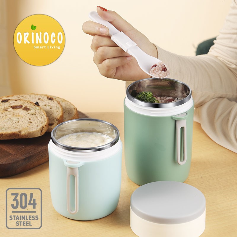 Jual Orinoco Mug Gelas Soup Aesthetic Stainless Steel 304 Tahan Panas ...