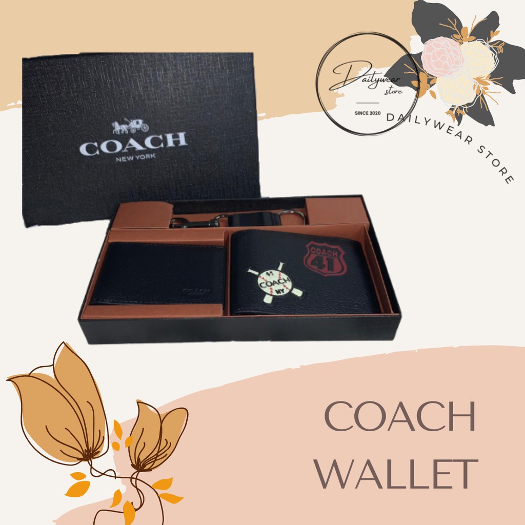 Jual New Coach Wallet / Dompet Lipat Pria / Original 100% / Kulit ...