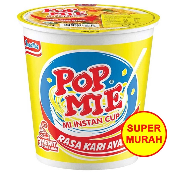 Jual Pop Mie Kari Ayam Spesial Jumbo Mie Instan 75 Gram | 75gr | Shopee ...