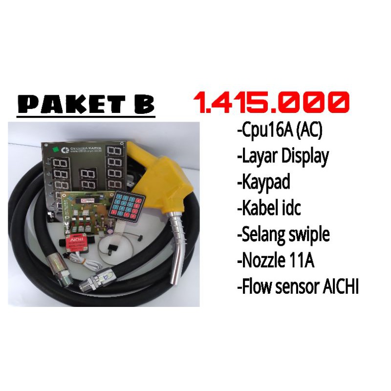 Jual Cpu Mesin Pertamini Pom mini Digital Pompa Pertamini AC DC 16 ...