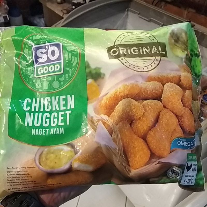 Jual SO GOOD CHICKEN NUGGET ORI / 400g | Shopee Indonesia