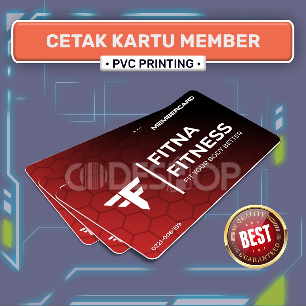 Jual Cetak Kartu Member PVC Premium | Shopee Indonesia