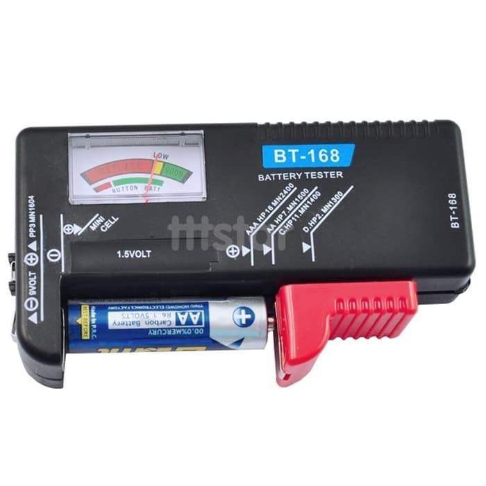Jual Tester Battery Universal alat test baterai analog meter BT-168 or ...