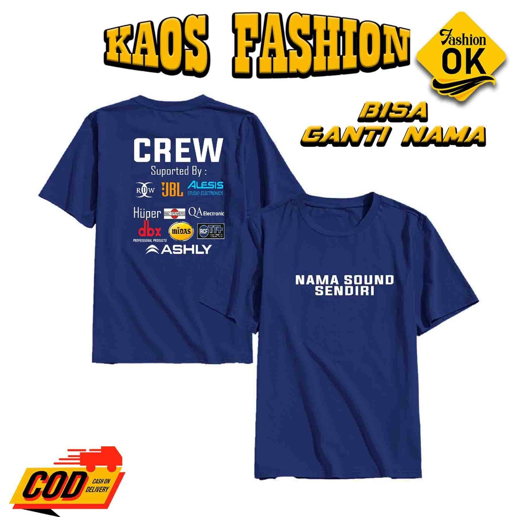 Jual KAOS CREW AUDIO KAOS CREW SOUND SYSTEM DESAIN SENDIRI KAOS AUDIO ...