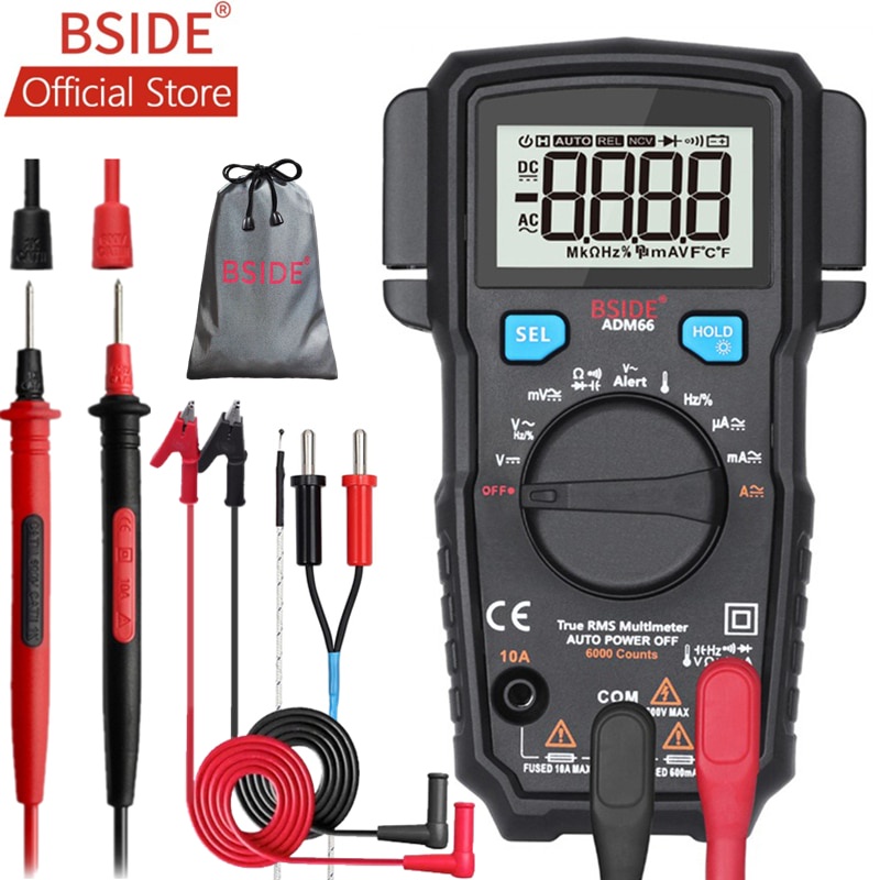 Jual PREORDER BSIDE ADM66 True RMS Digital Multimeter Auto Range TRMS ...