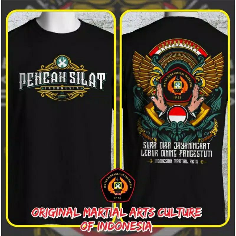Jual KAOS IPSI PENCAK SILAT DISTRO OFFICIAL MURAH PESILAT | Shopee Indonesia