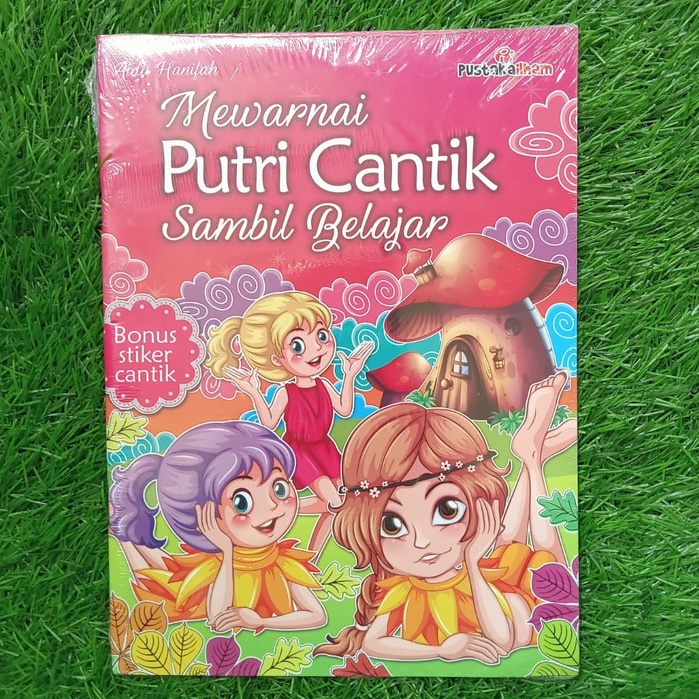 Jual Mewarnai Putri Cantik Sambil Belajar (Bonus stiker Cantik ...