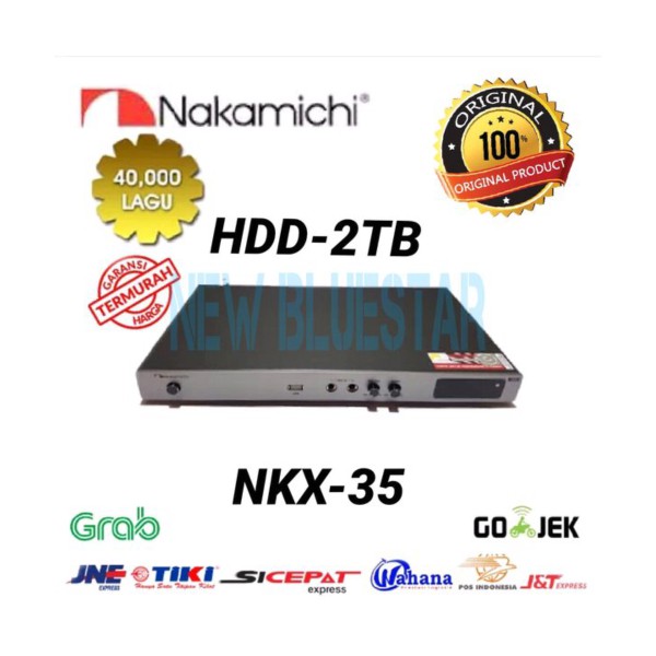 Jual DVD Player Karaoke Nakamichi NKX 35 Original HDD-2TB.New BlueStar | Shopee Indonesia