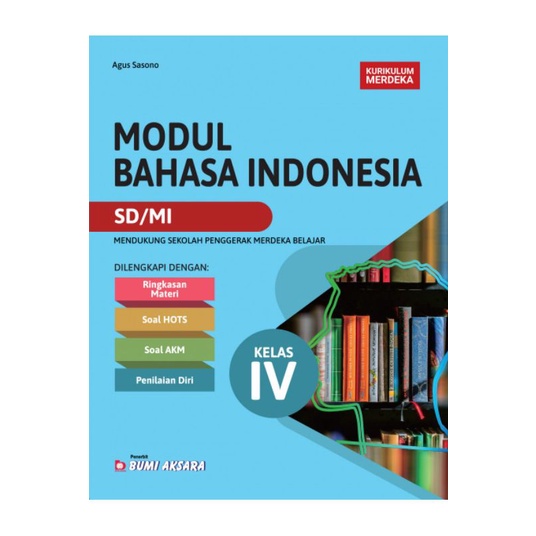 Jual ORIGINAL MODUL BAHASA INDONESIA SD/MI KELAS IV KURIKULUM MERDEKA | Shopee Indonesia