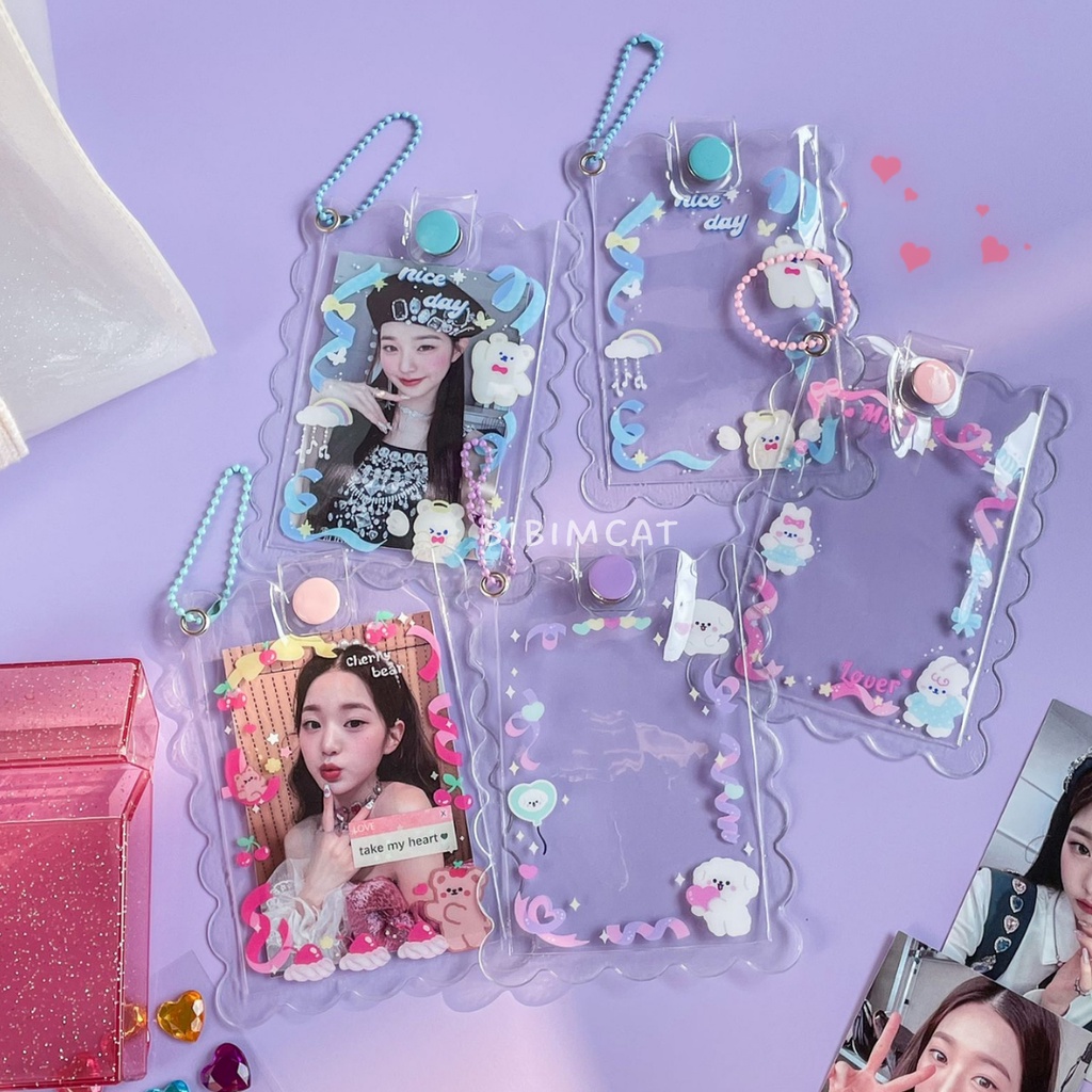 Jual Yool Ballchain Deco PVC Photocard Holder / PC Card Holder | Shopee ...