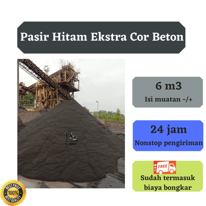 Jual Pasir Hitam Pasang Ekstra Bahan Cor Beton Material Konstruksi ...