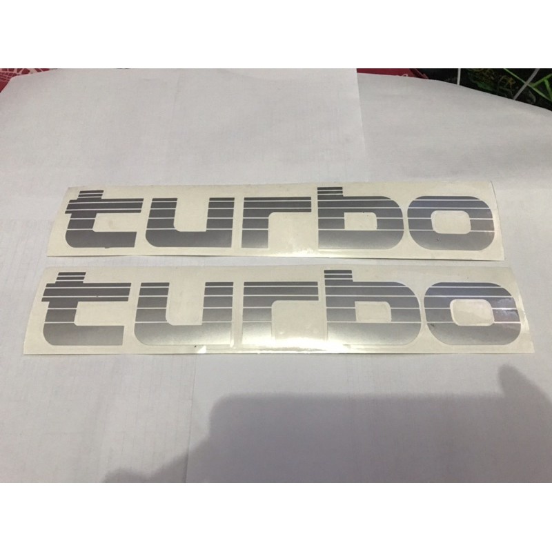 Jual stiker Turbo Toyota landcruiser VX80 warna Silver | Shopee Indonesia