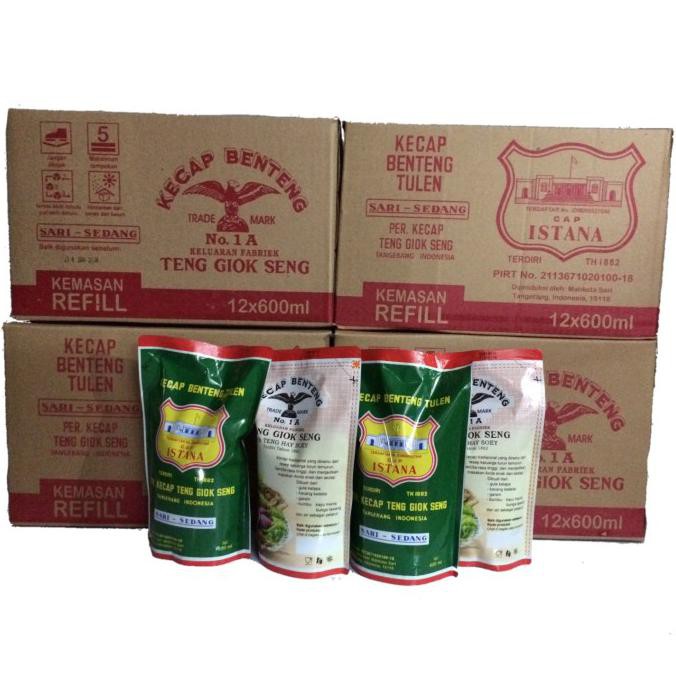 Jual Sale 12 Pcs Kecap Benteng Tulen Cap Istana Refill 600Ml | Shopee ...