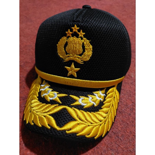 Jual TOPI POLISI PATI PERWIRA TINGGI BRIGJEN - TOPI PATI BRIGJEN ...