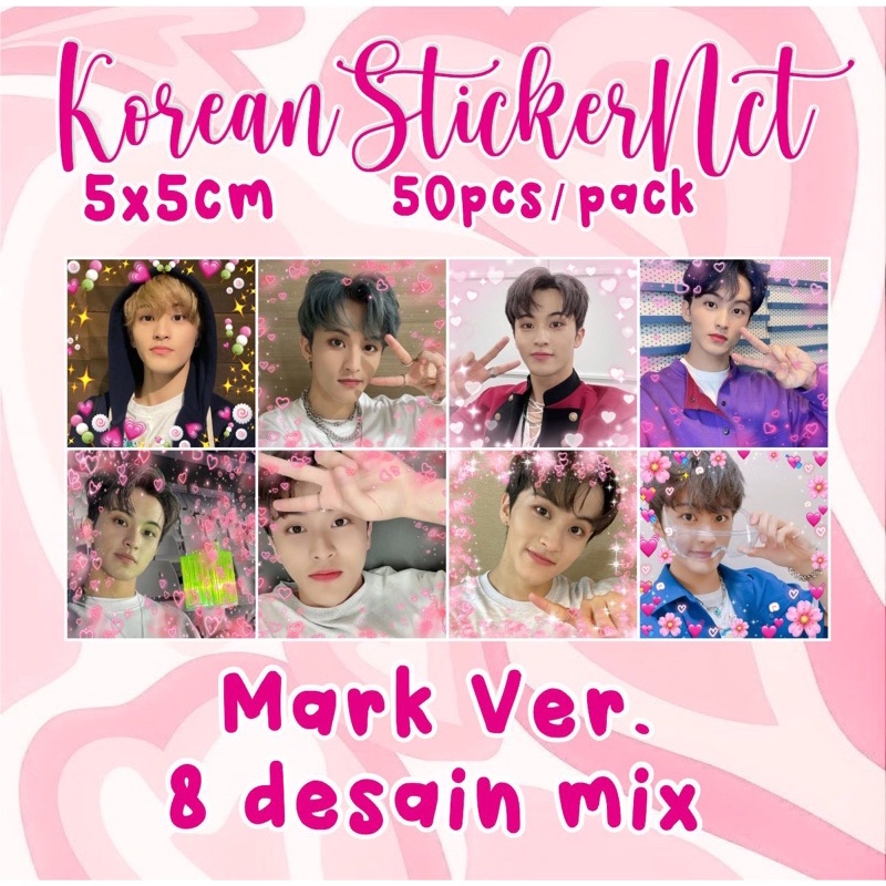 Jual [ VOL 2 ] STICKER DECO PINK CORE KOREAN KPOP MAILS ALA SELLKOR SCRAP BOOK DECO CUTE 5x5 ...