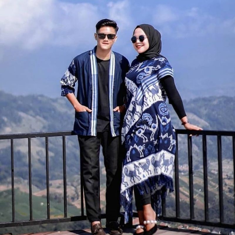 Jual (Ready Stok) sarimbit - set couple etnik - couple tenun - baju ...