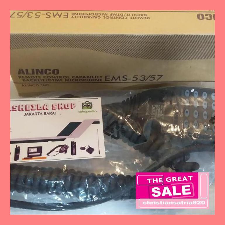 Jual Crh4Dtlop Extra Mic/Mic Alinco Dr 135 (Ems 57) Tlp6Cch | Shopee Indonesia