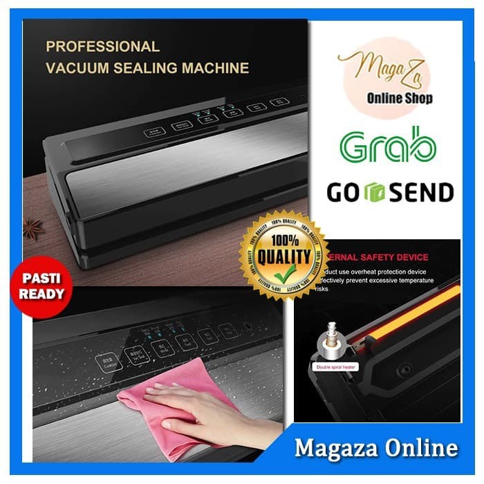 Jual Vacuum sealer makanan basah kering alat seal makanan high quality ...