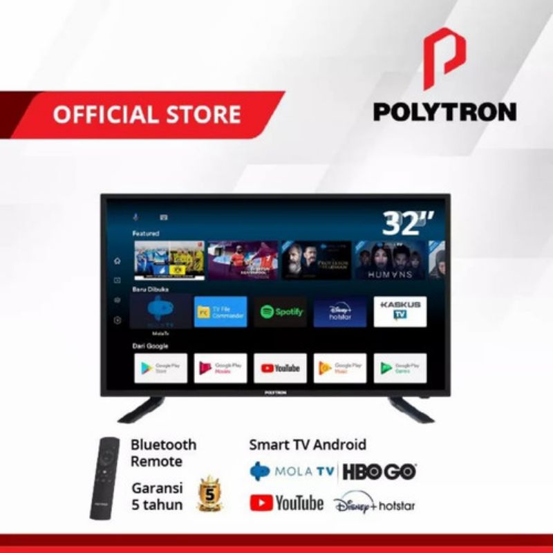 Jual TV TELEVISI LED POLYTRON SMART ANDROID PLD 32AG9953 PLD32AG9953 32 AG 9953 INCH " BLUETOOTH ...