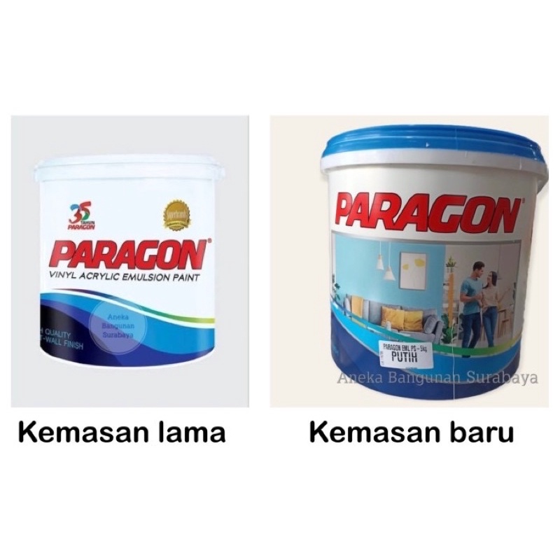 Jual Cat Tembok PARAGON PUTIH 20kg pail | cat interior | plafond ...